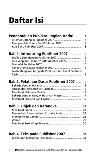 10. mengenal microsoft office publisher 2007 | PDF