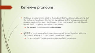 Some English pronouns | PPT