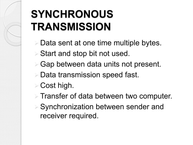10.data transmission | PPTX | Computer Networking | Computing