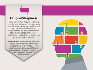 How to stay focused on study: 8 internal distractions and how to avoid ...