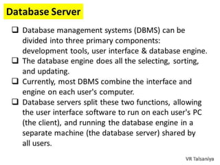 Types of Servers - Basic Differences | PPTX