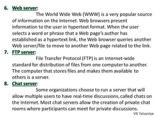 Types of Servers - Basic Differences | PPTX