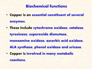 COPPER METABOLISM | PPTX