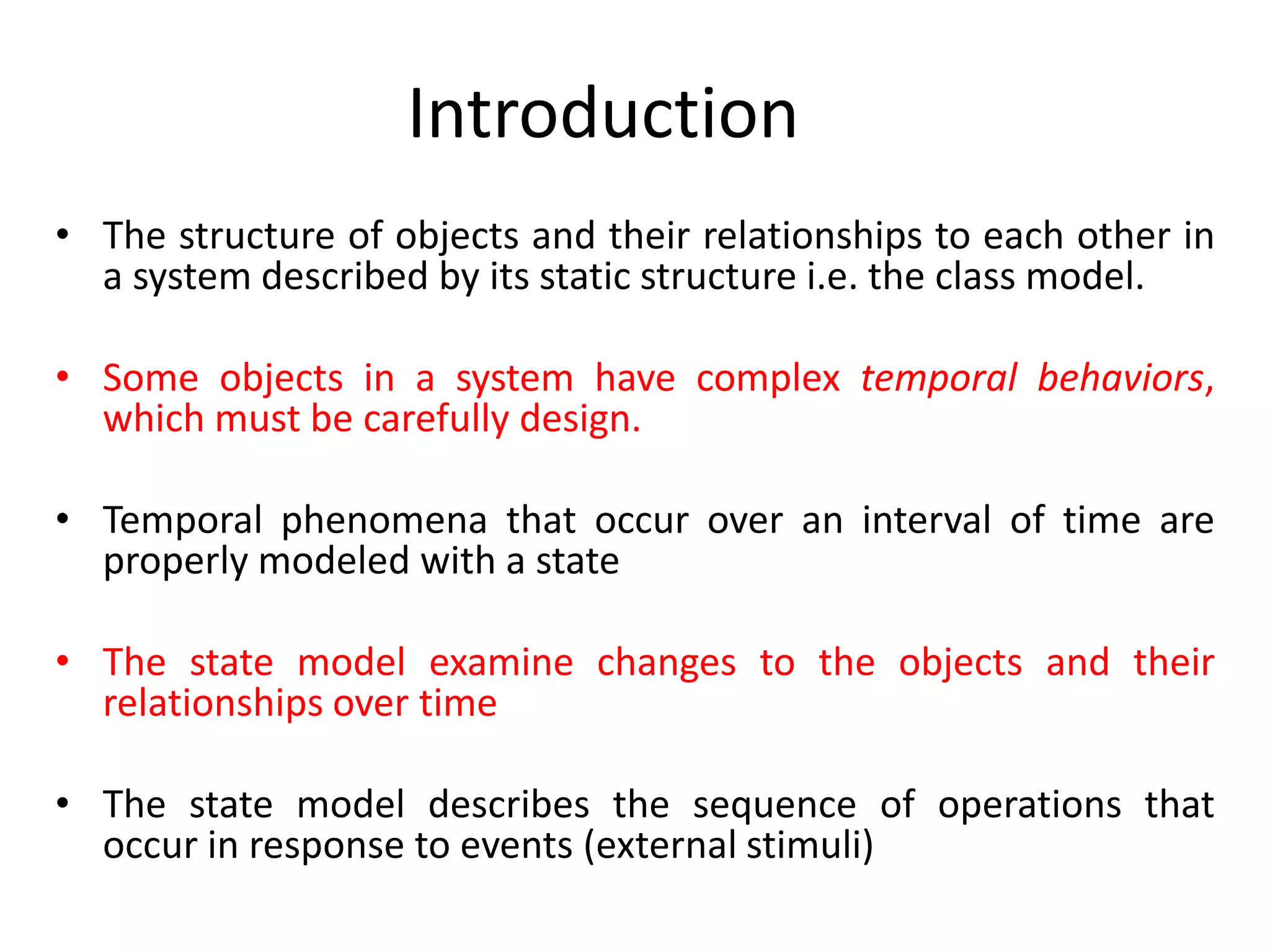 state modeling In UML | PPTX