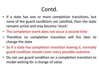 state modeling In UML | PPTX