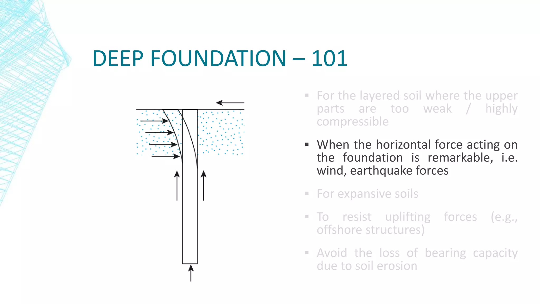 Deep Foundation (Pile) | PPTX
