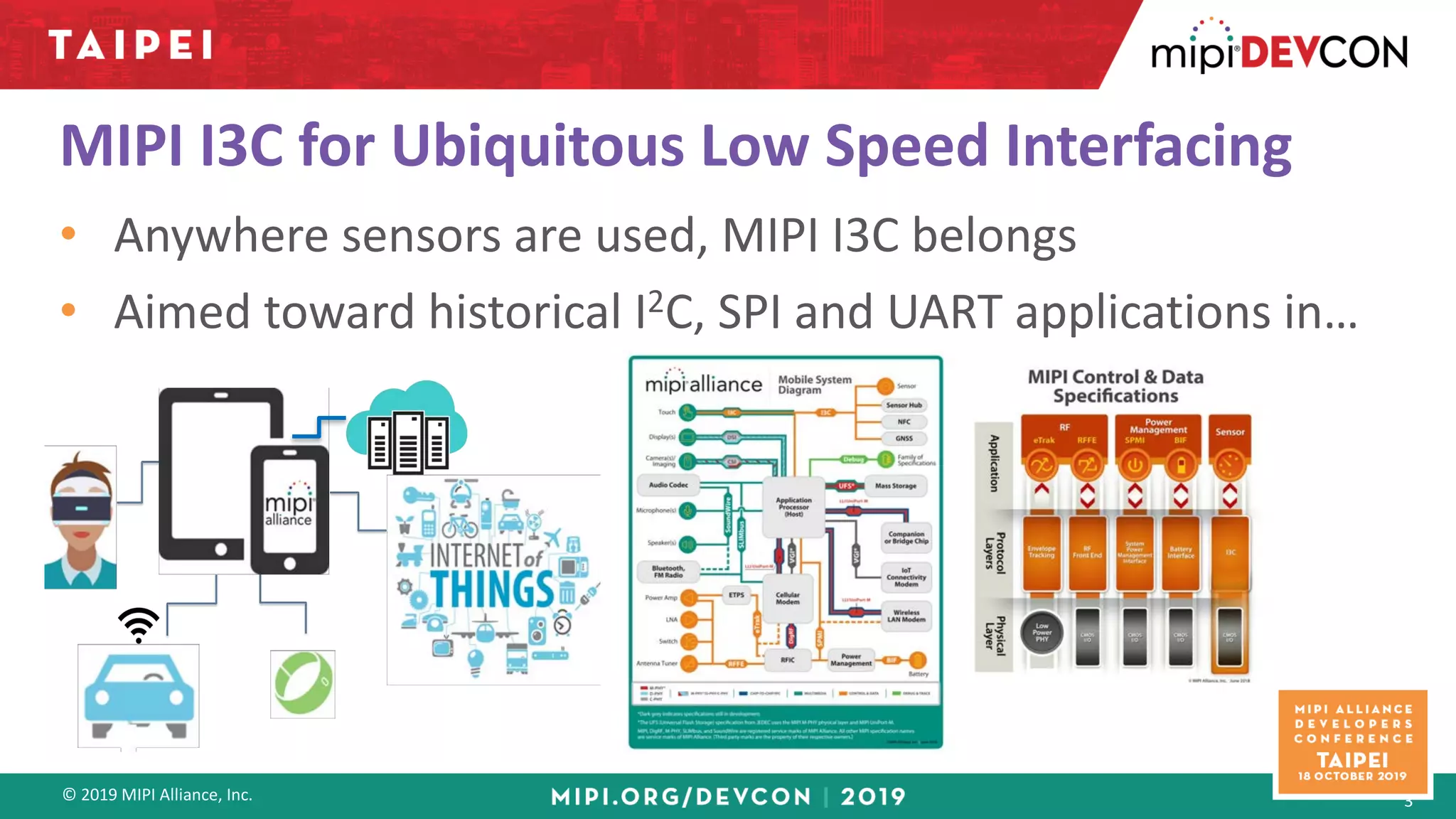 MIPI DevCon Taipei 2019: An Introduction to MIPI I3C® v1.1 and What's Next | PPT