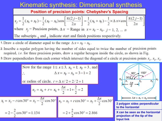 kinematic synthesis | PDF | Robotics | Technology & Computing