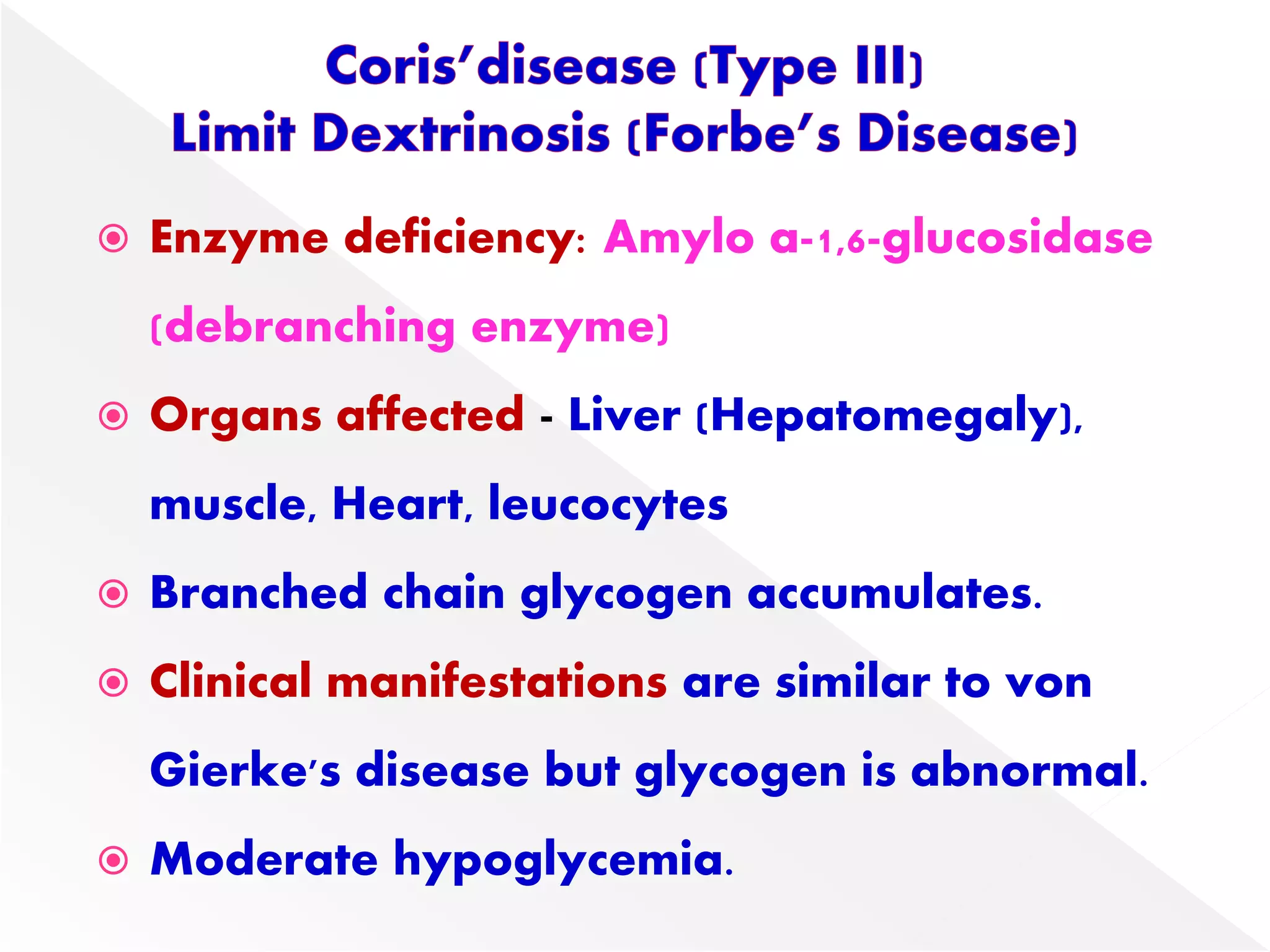 GLYCOGEN STORAGE DISEASES | PPTX