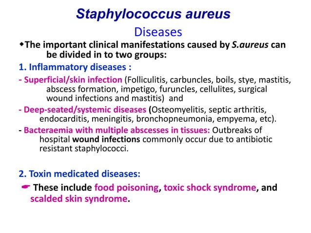 staphylococcus and streptococcus | PPTX | Infectious Diseases ...