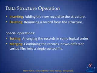 10. Introduction to Datastructure | PPT