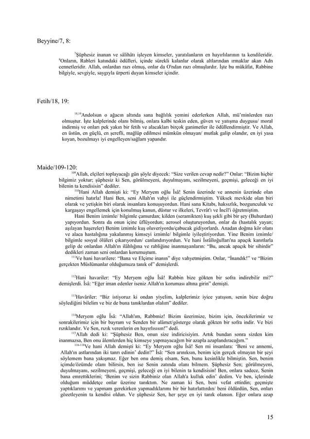 10. fecr suresi | PDF