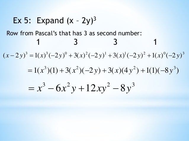 10.2 using combinations and the binomial theorem