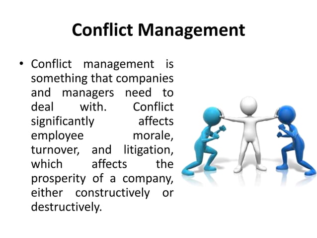 Conflict management OD interventions - Organizational Change and ...