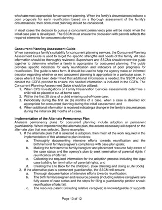 10.22 permanency planning | PDF | Adoption and Fostering | Parenting