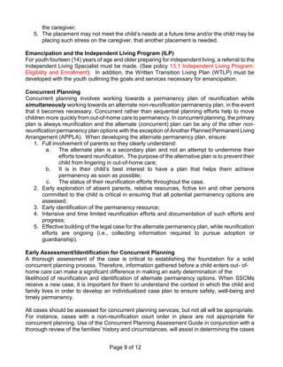 10.22 permanency planning | PDF | Adoption and Fostering | Parenting