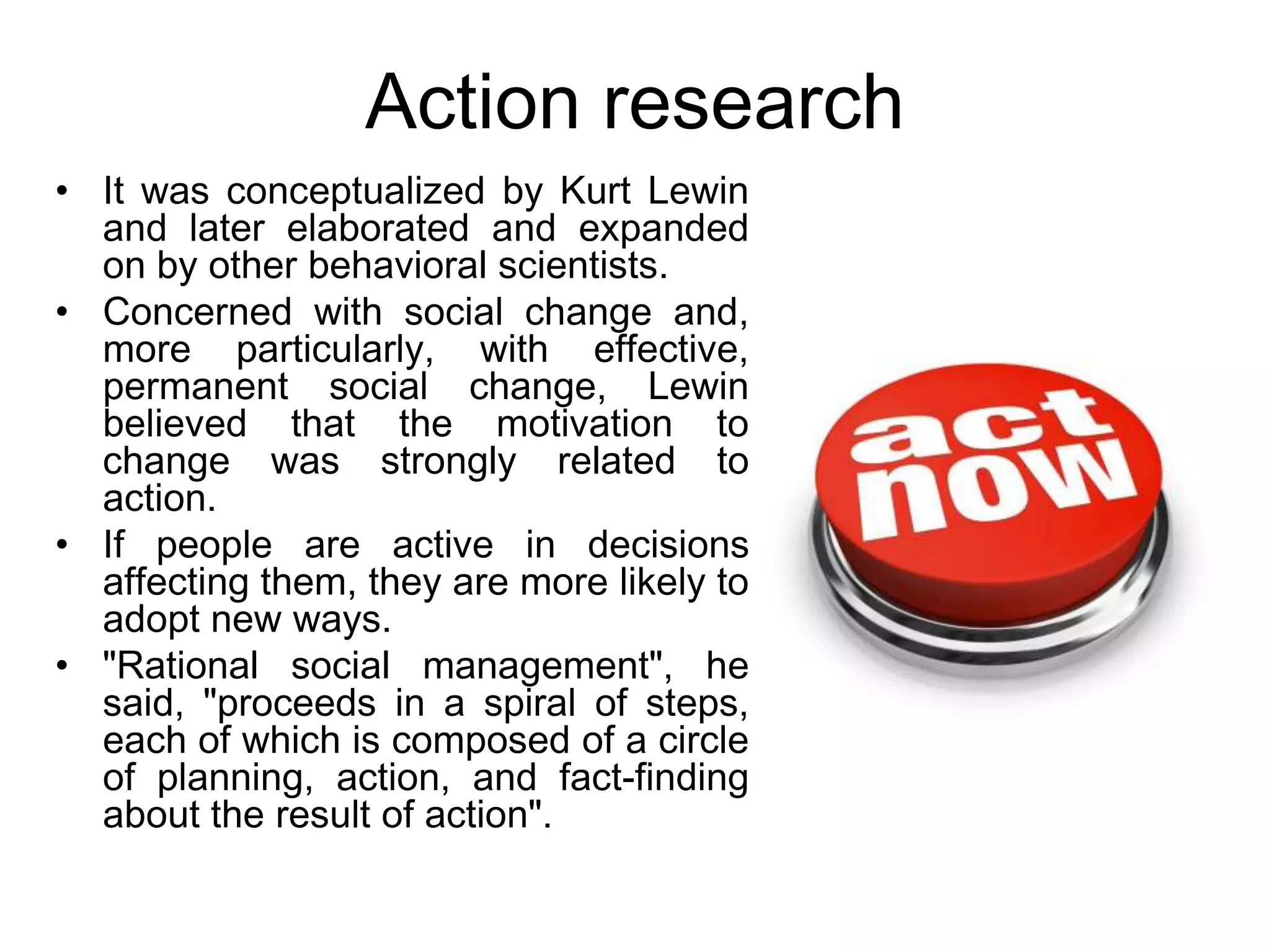 Action research - OD process - Organizational Change and Development ...