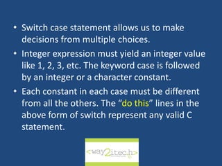 10. switch case | PDF