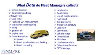 Vehicle tracking & fleet management | PPT