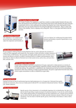 Testing/Manufacture/Rubber & plastic testing equipments | PDF | Physics ...