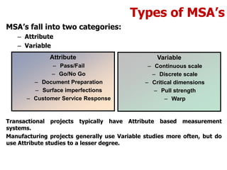 10. measurement system analysis (msa) | PPT