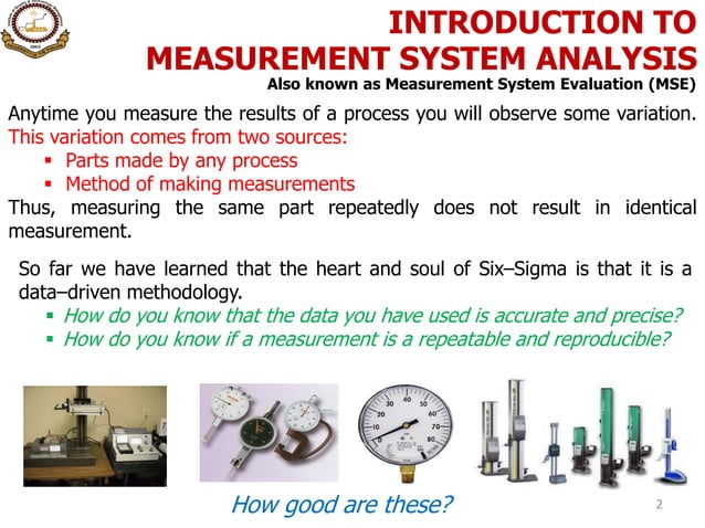 10. measurement system analysis (msa) | PDF | Physics | Science