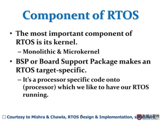 Introduction to RTOS | PPTX