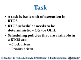 Introduction to RTOS | PPTX