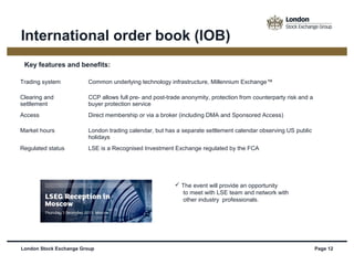 EXTENT-2015: LSEG Technology Overview | PPT