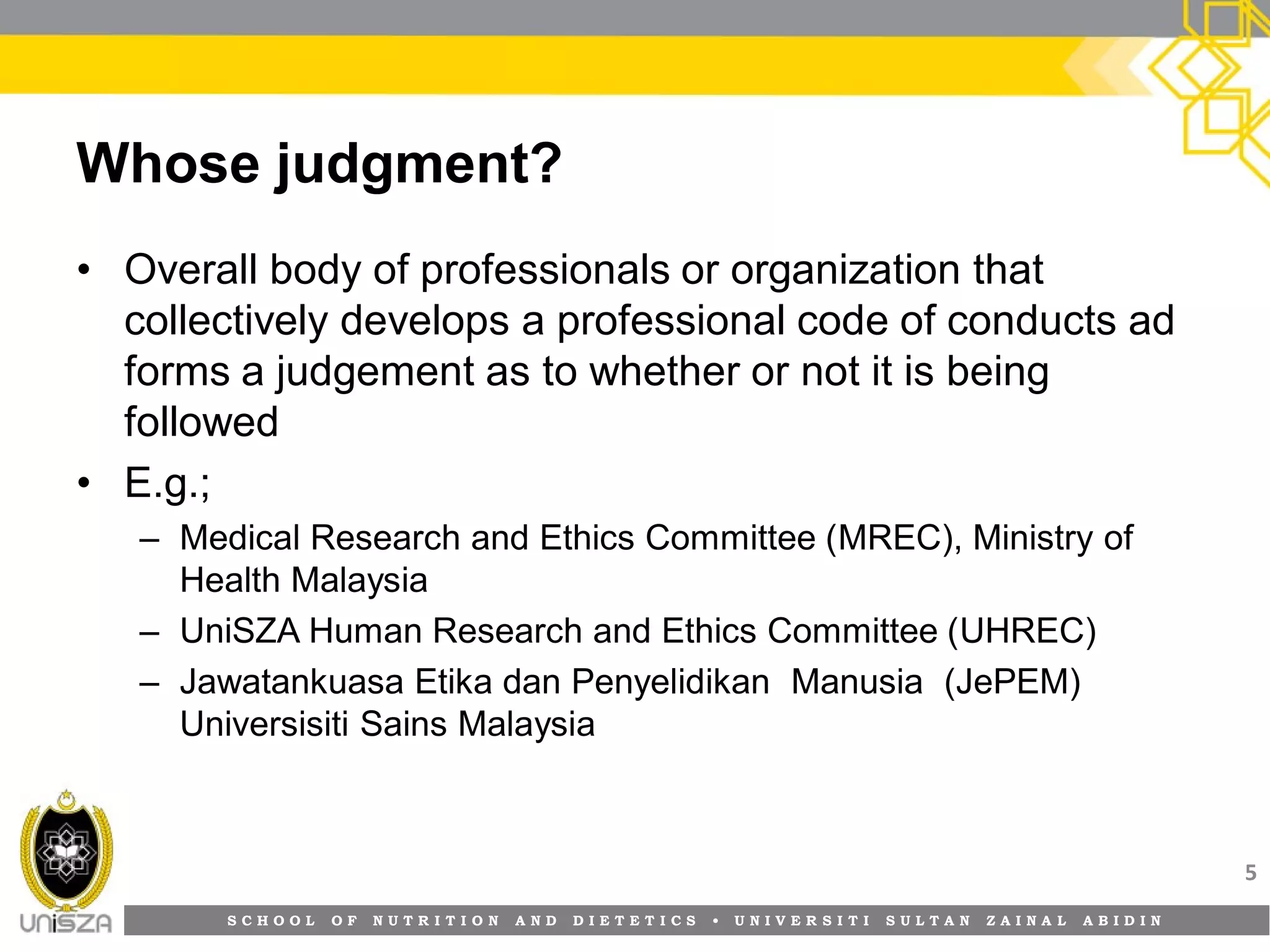 10. Ethical issues | PDF