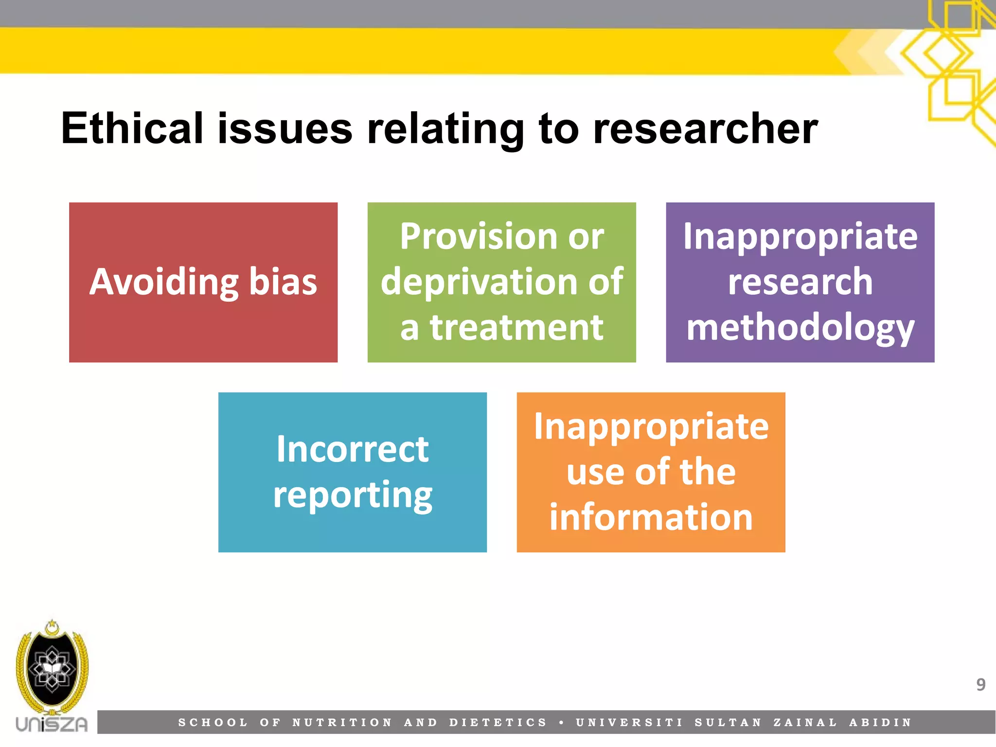 10. Ethical issues | PDF