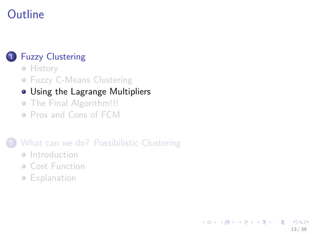 26 Machine Learning Unsupervised Fuzzy C-Means | PDF