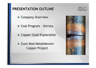 10.14.2010, PRESENTATION, Erdene resource development, Peter C.Akerleya ...
