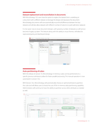 MicroStrategy 10.2 New Features | PDF