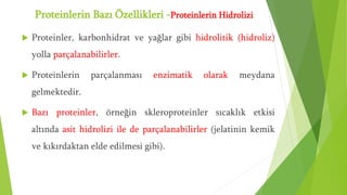 10. proteinler 3 | PPTX
