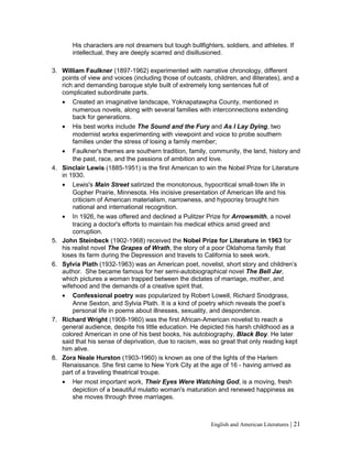 English and American Literature (10 of 16) | DOC