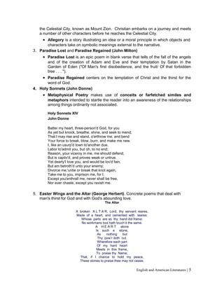English and American Literature (10 of 16) | DOC