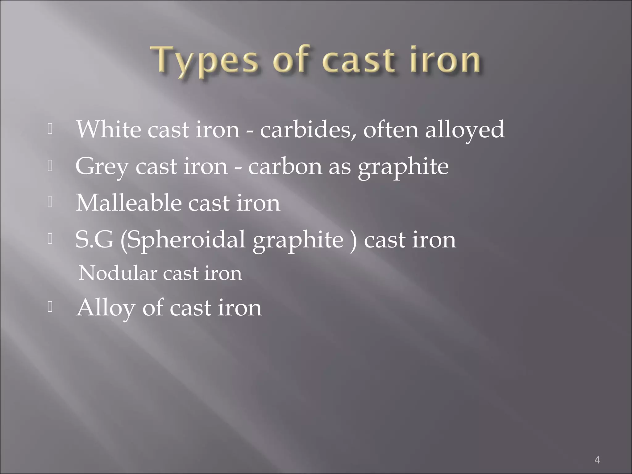 Cast Iron | PPT