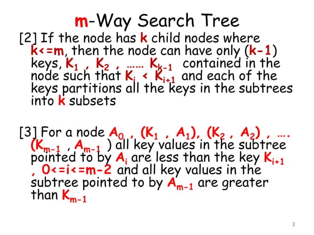 10.m way search tree | PPTX