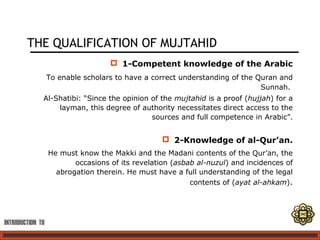 Introduction to Usul Fiqh:Ijtihad | PPT