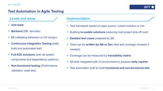 EXTENT-2016: Test Automation and Agile Testing | PPTX