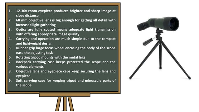 Top 5 Best Compact Spotting Scopes Review. | PPTX | Photography | Arts ...