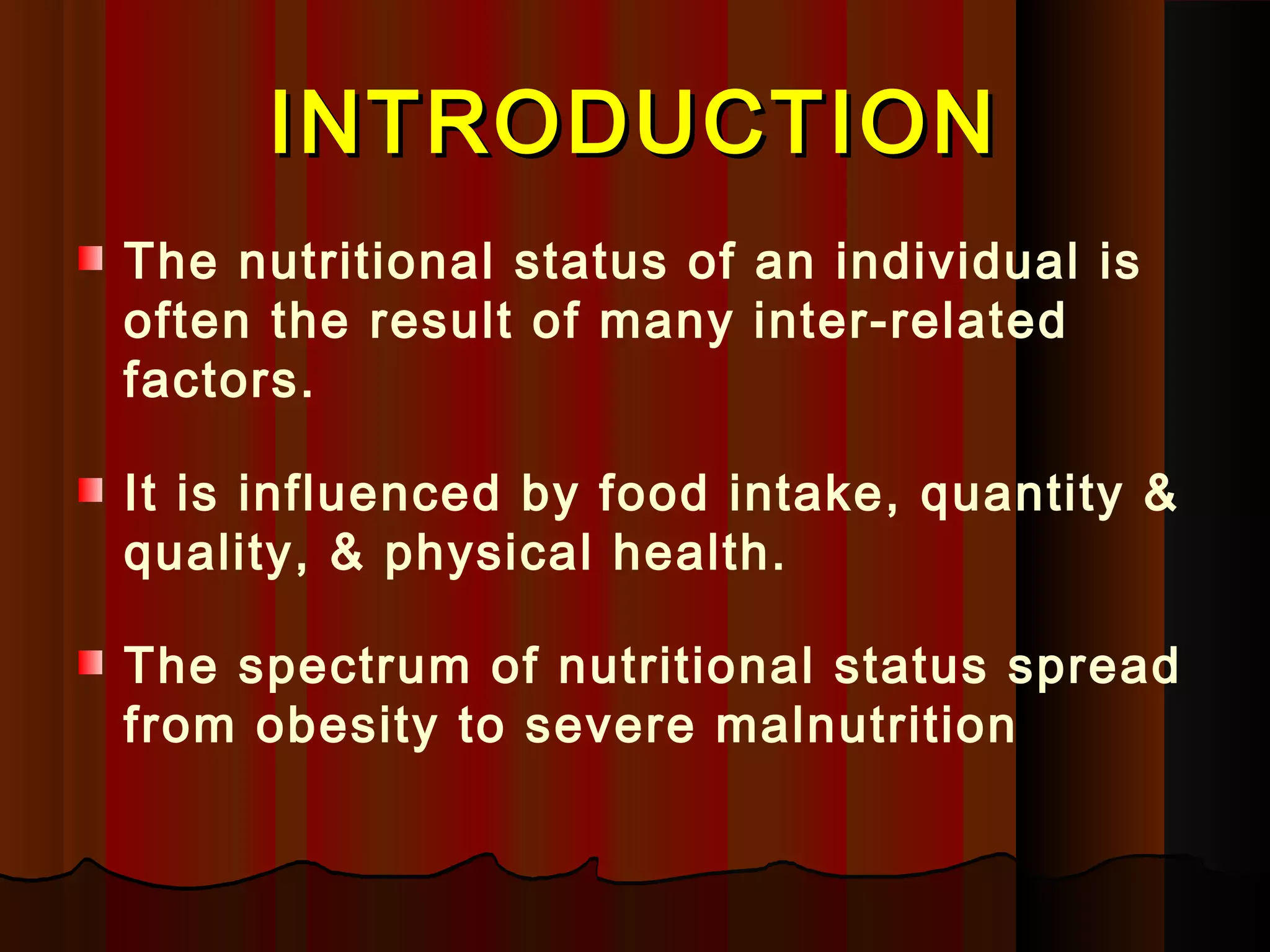 10. assessment of nutritional status | PPT