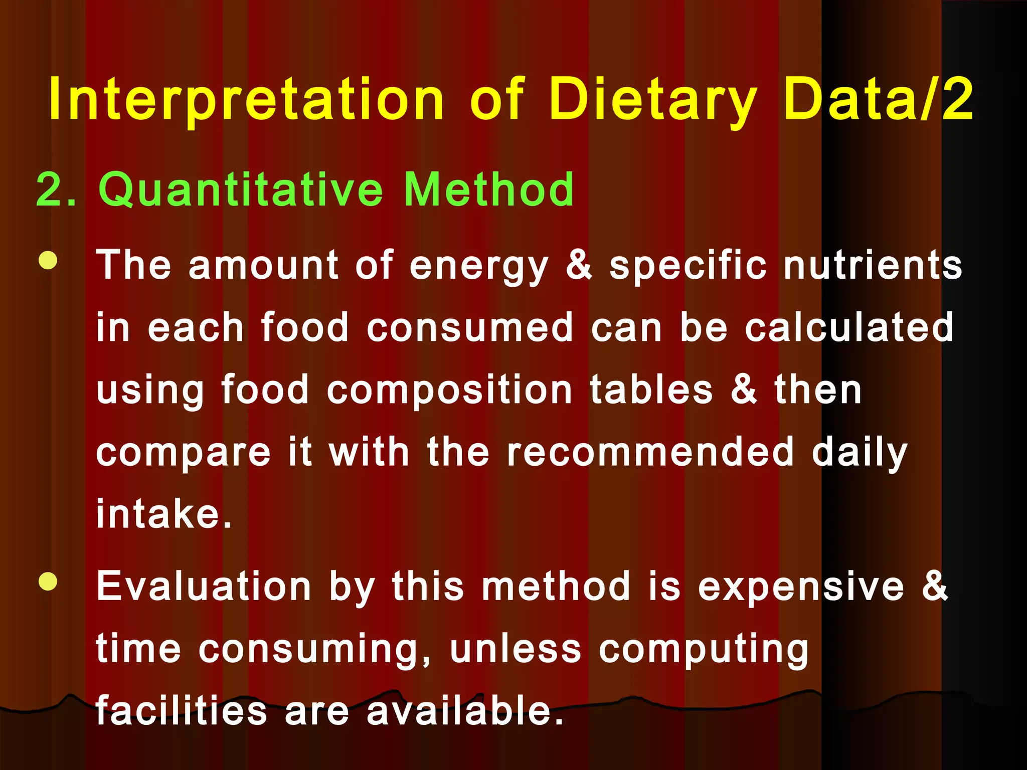 10. assessment of nutritional status | PPT