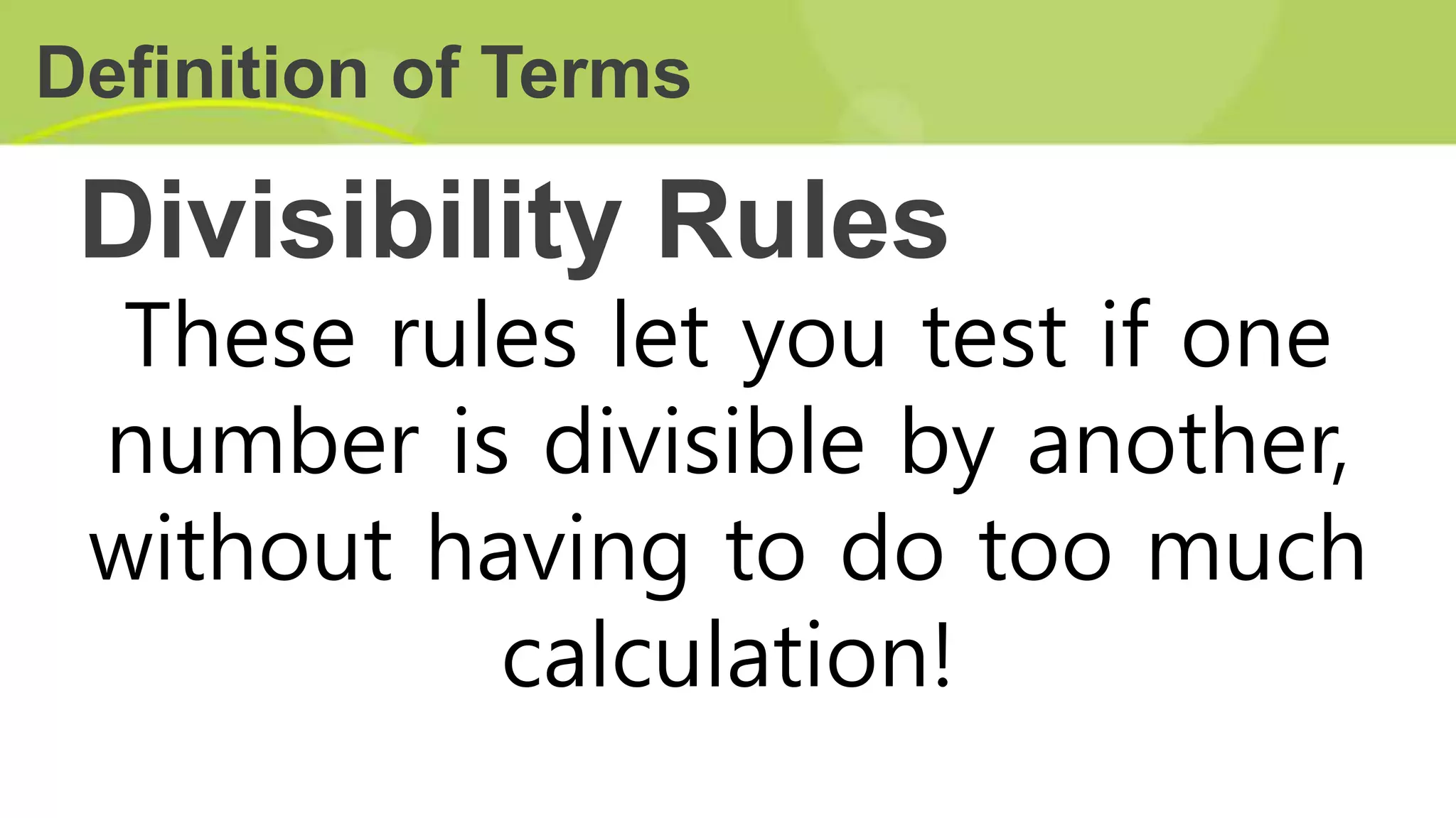 10. divisibility rules | PPTX