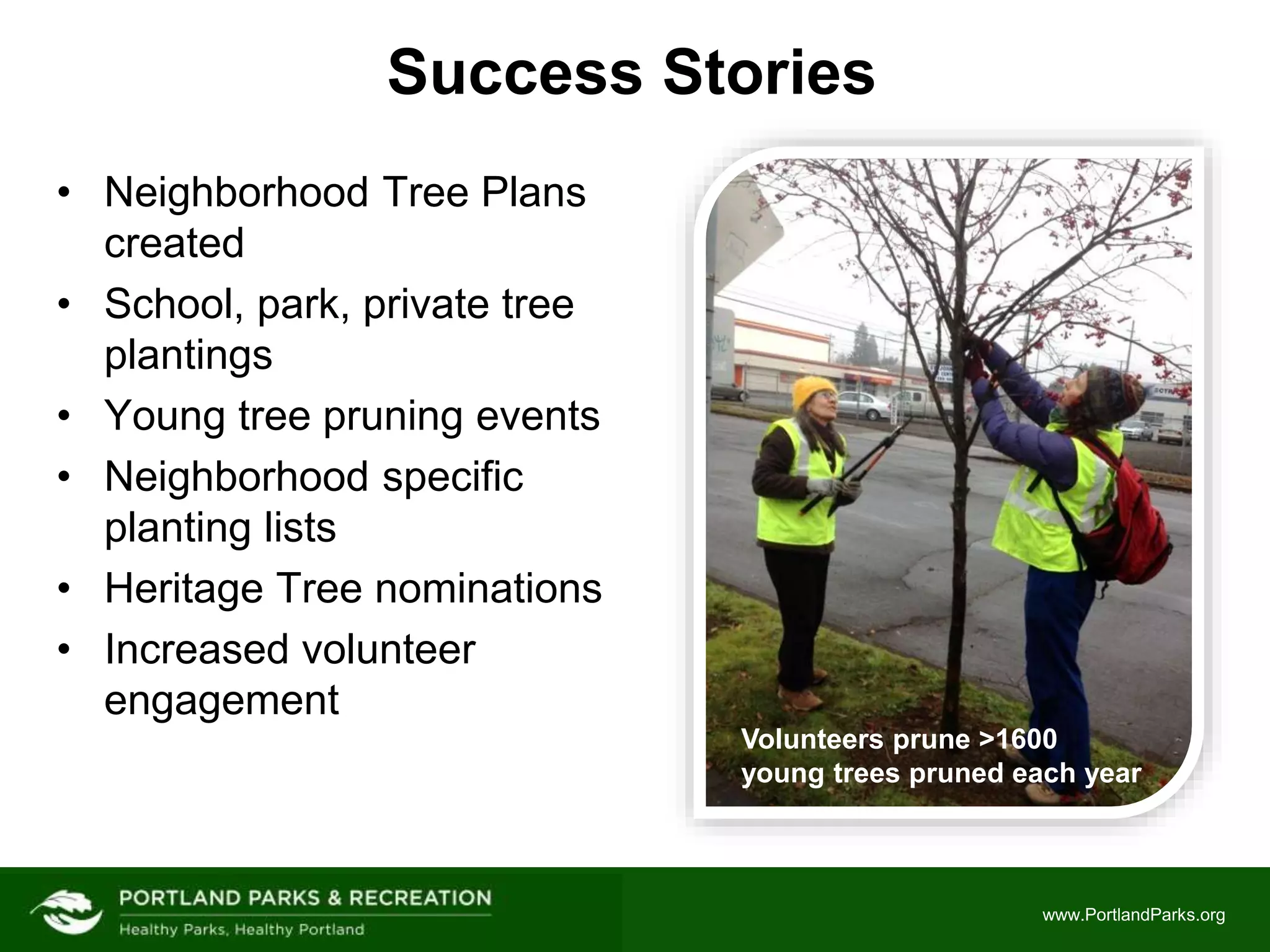 Life After Tree Inventory Inspiring Community Stewardship- Angie Di ...