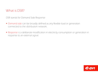 Case Study – Demand Side Response and How it Can Work for you | PPT