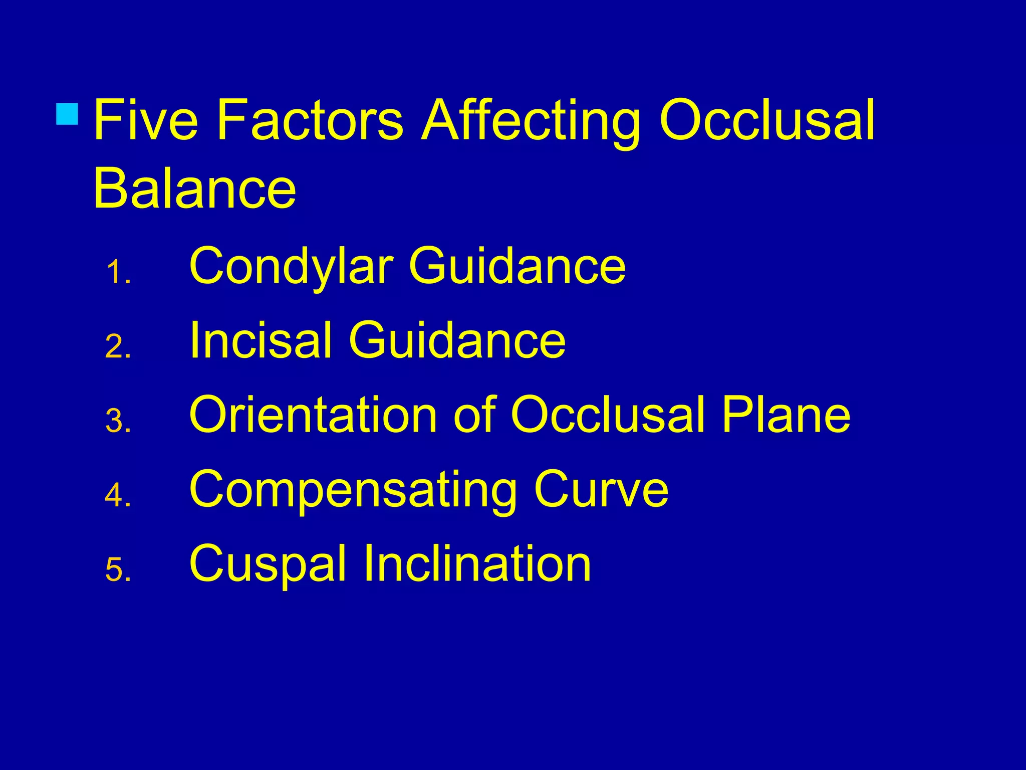 10. posterior teeth arrangement | PPT