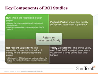 The ROI of Talent Management | PDF