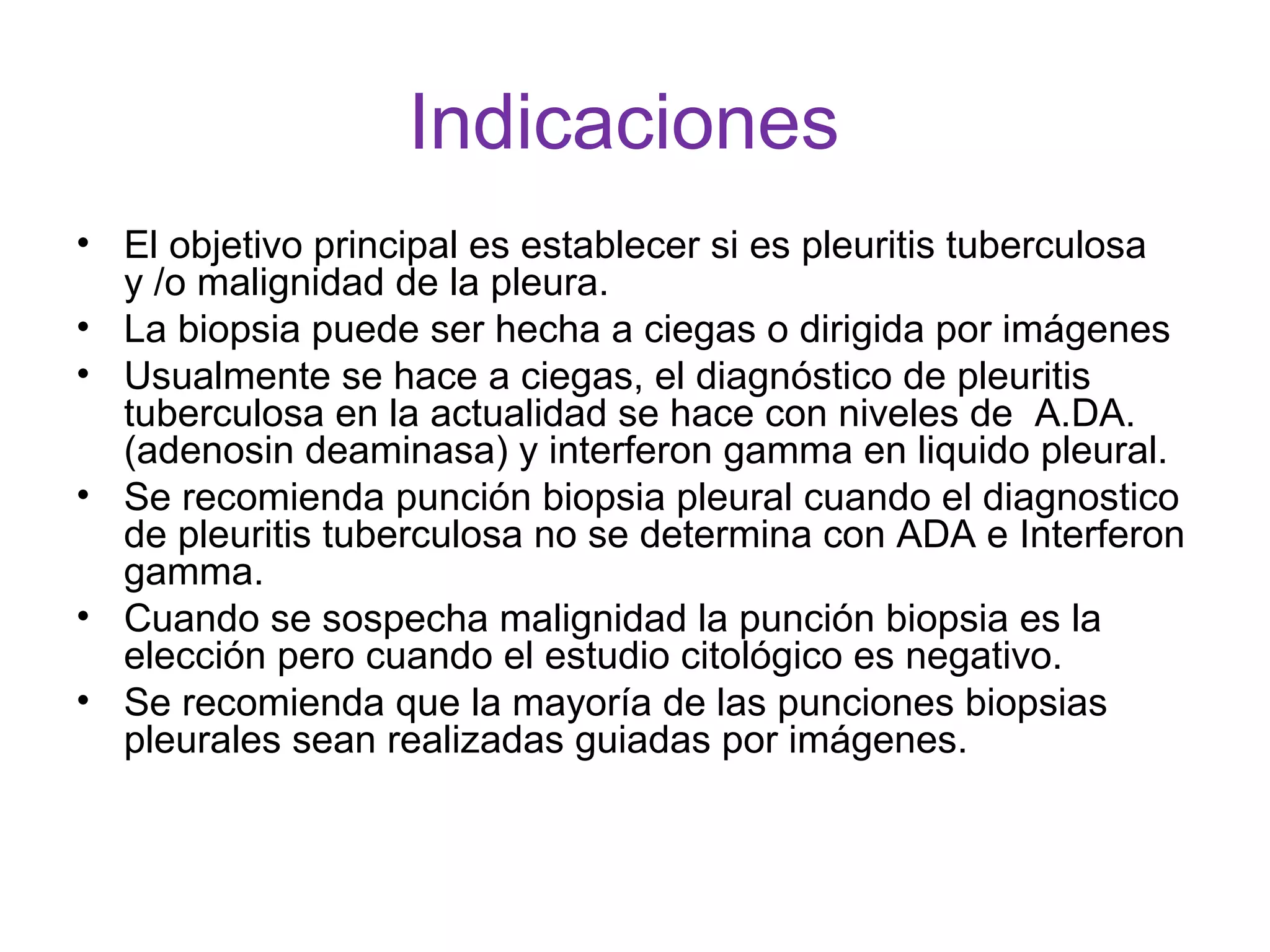 Toracocentesis y biopsia pleural | PPT